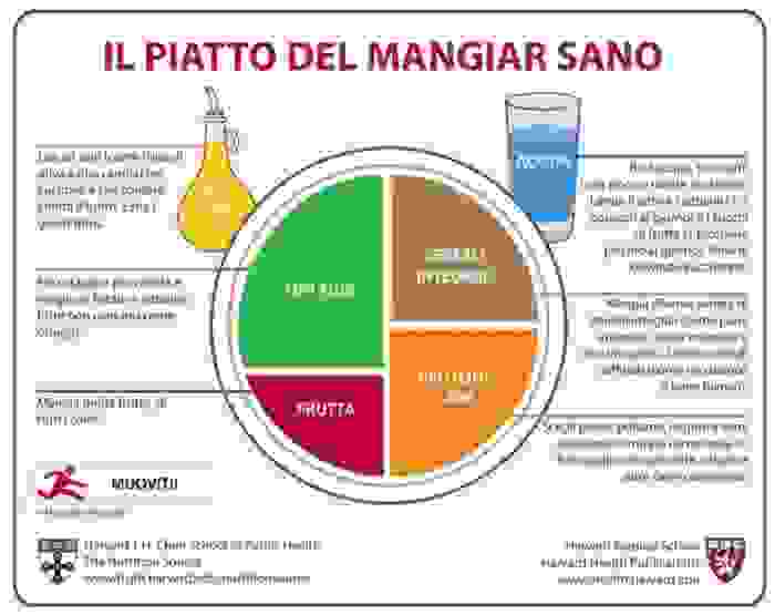 Il piatto del mangiare sano: un metodo semplice per mangiare bene