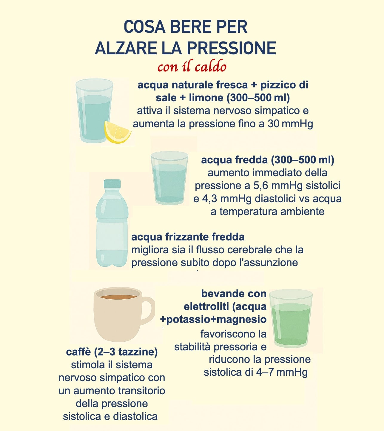 Bevande per alzare la pressione in estate, acqua salina e cocco