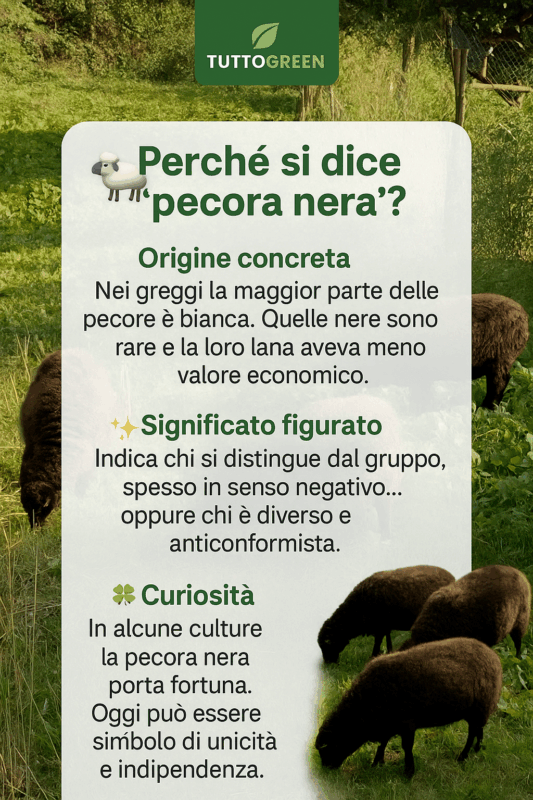 Perché si dice “pecora nera”? Origini, significati nelle culture e ...