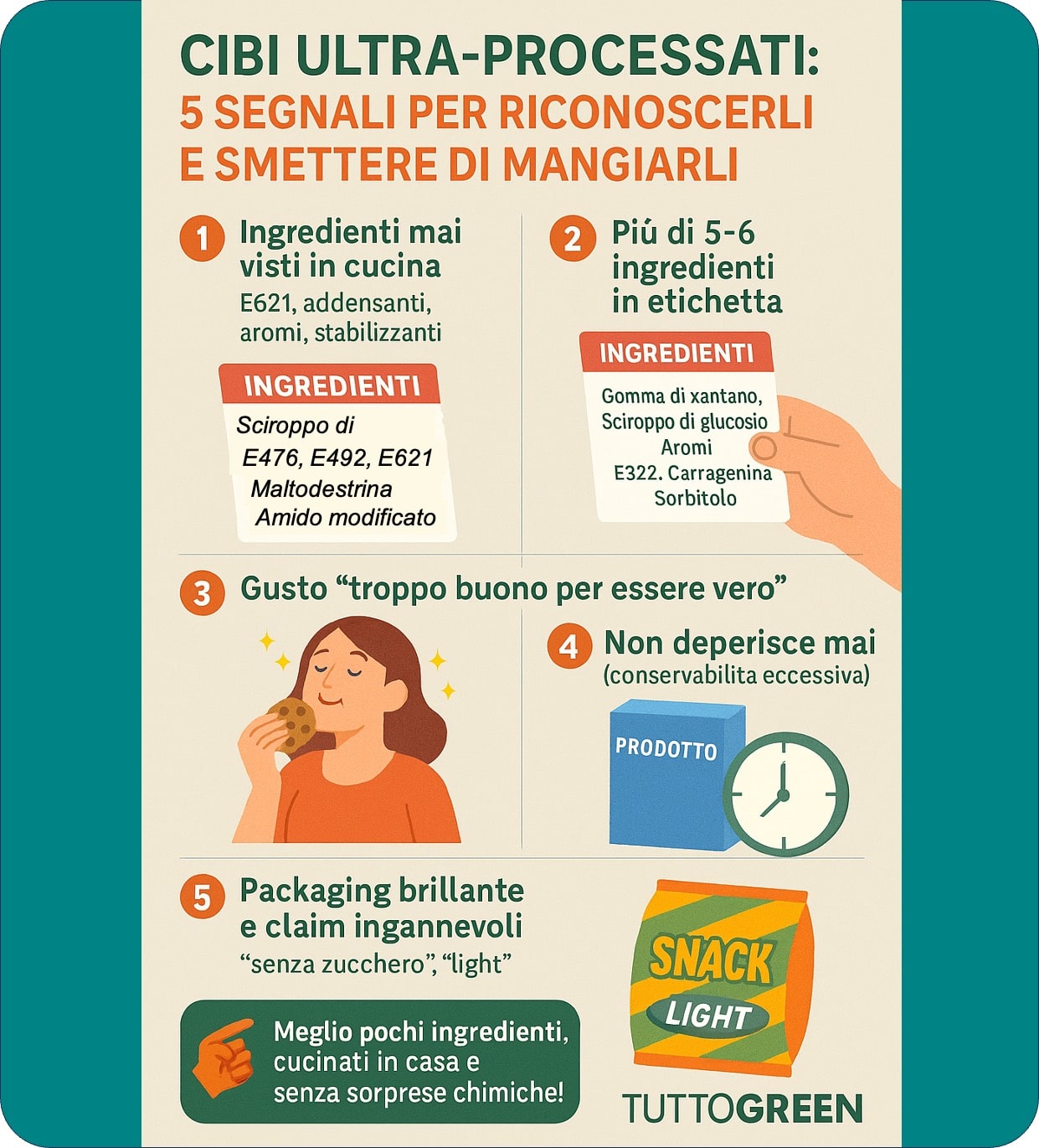 Cibi ultra-processati: cosa sono e perché fanno male (e come evitarli)