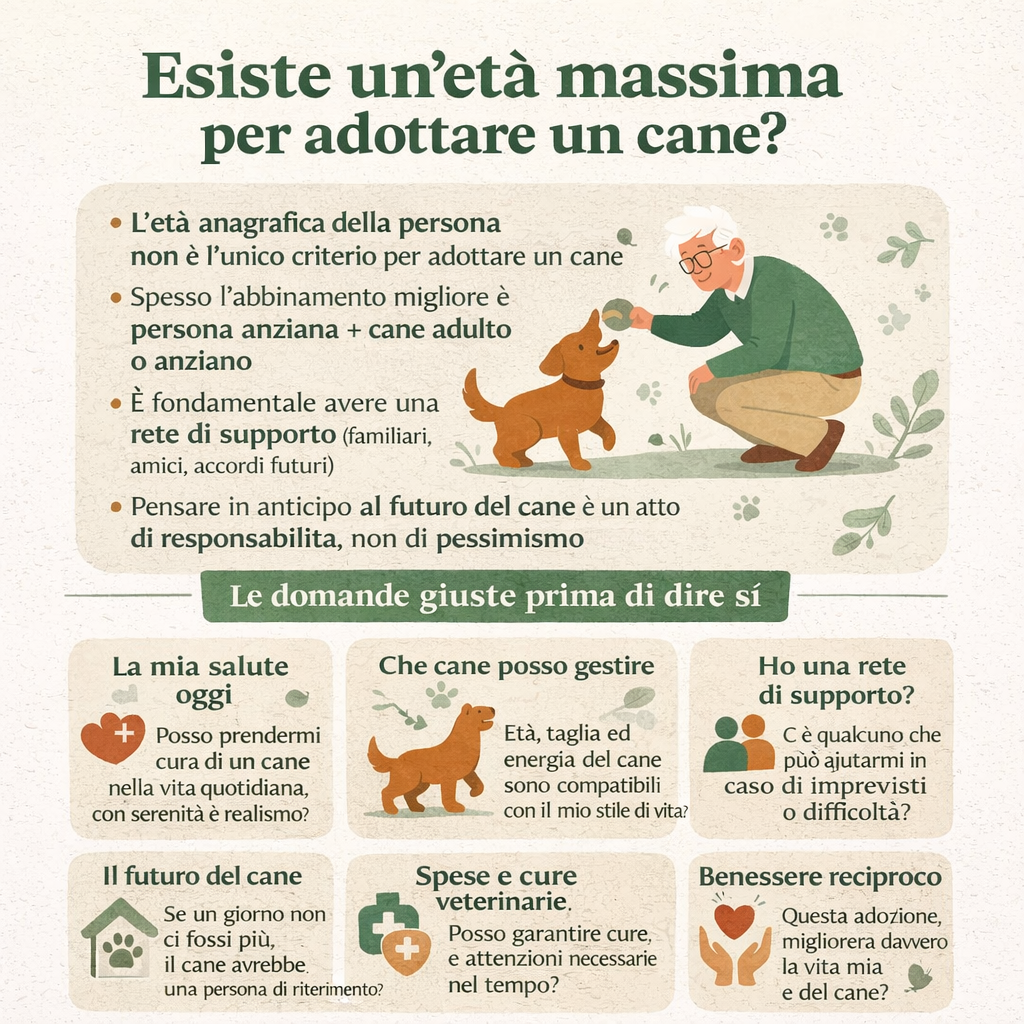 Qual è l’età massima per adottare un cane? Consigli etici e pratici