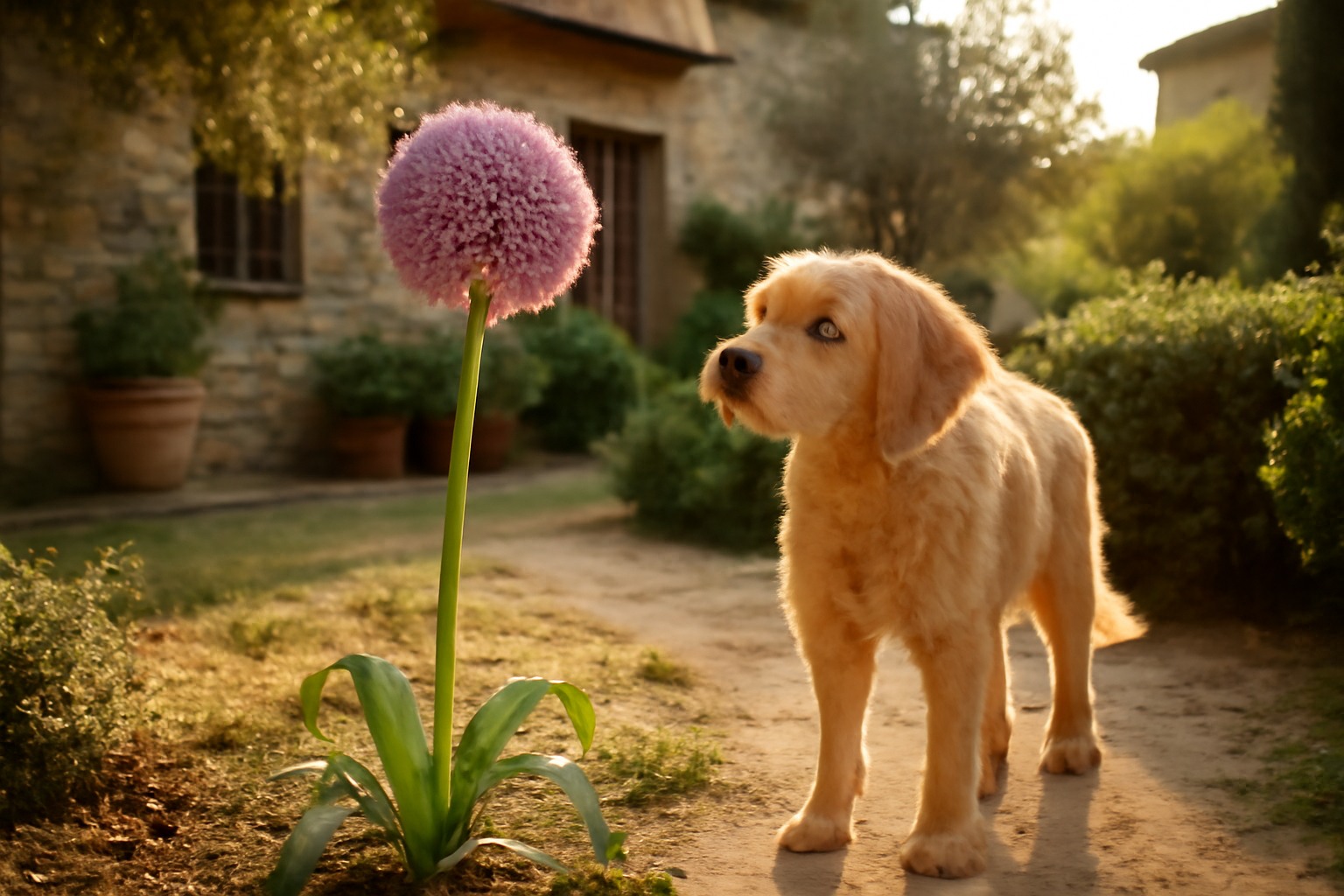 Cipolla ornamentale: tossica per cani