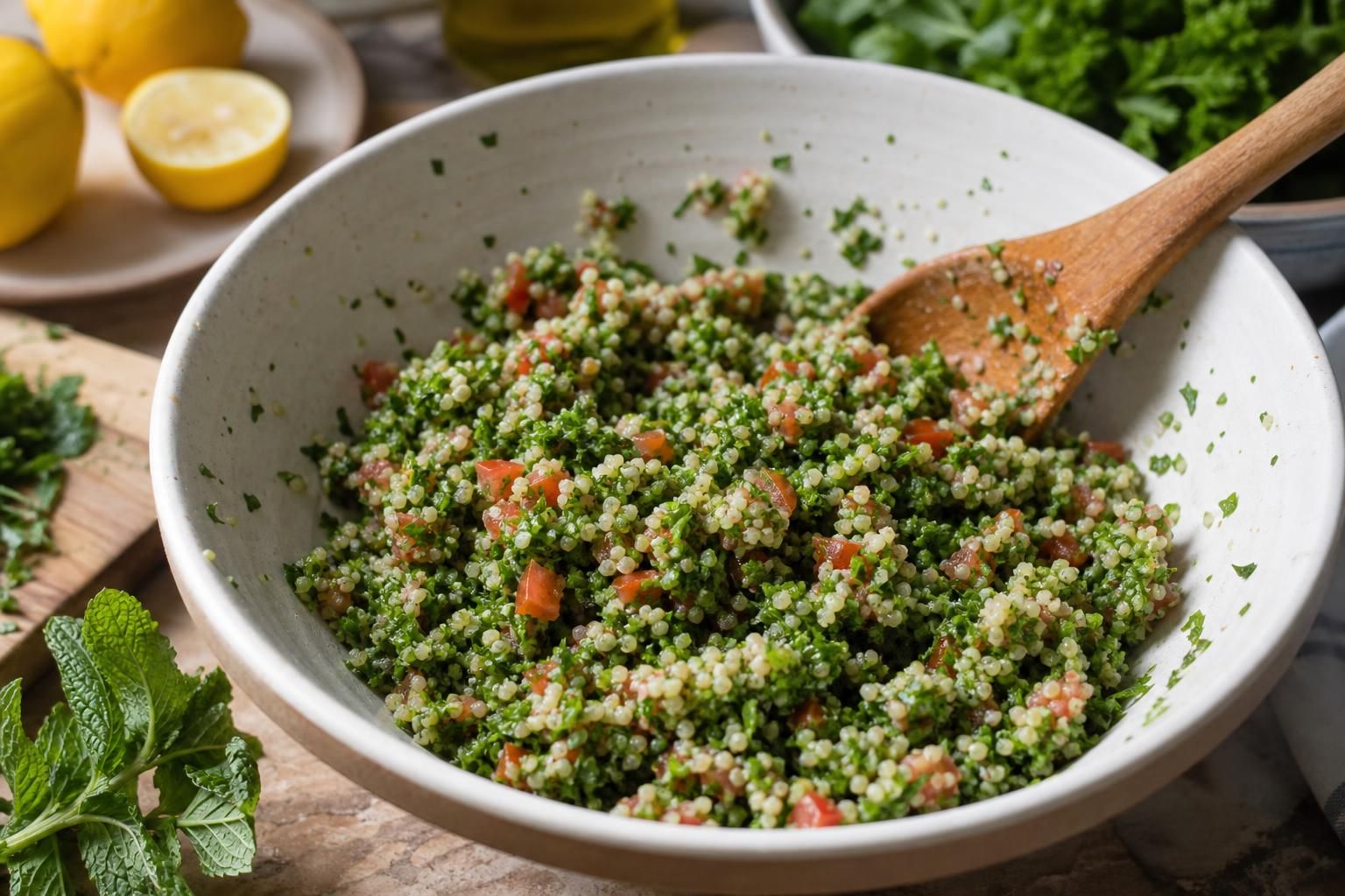 Tabulè al prezzemolo: la ricetta fresca e leggera da preparare in anticipo